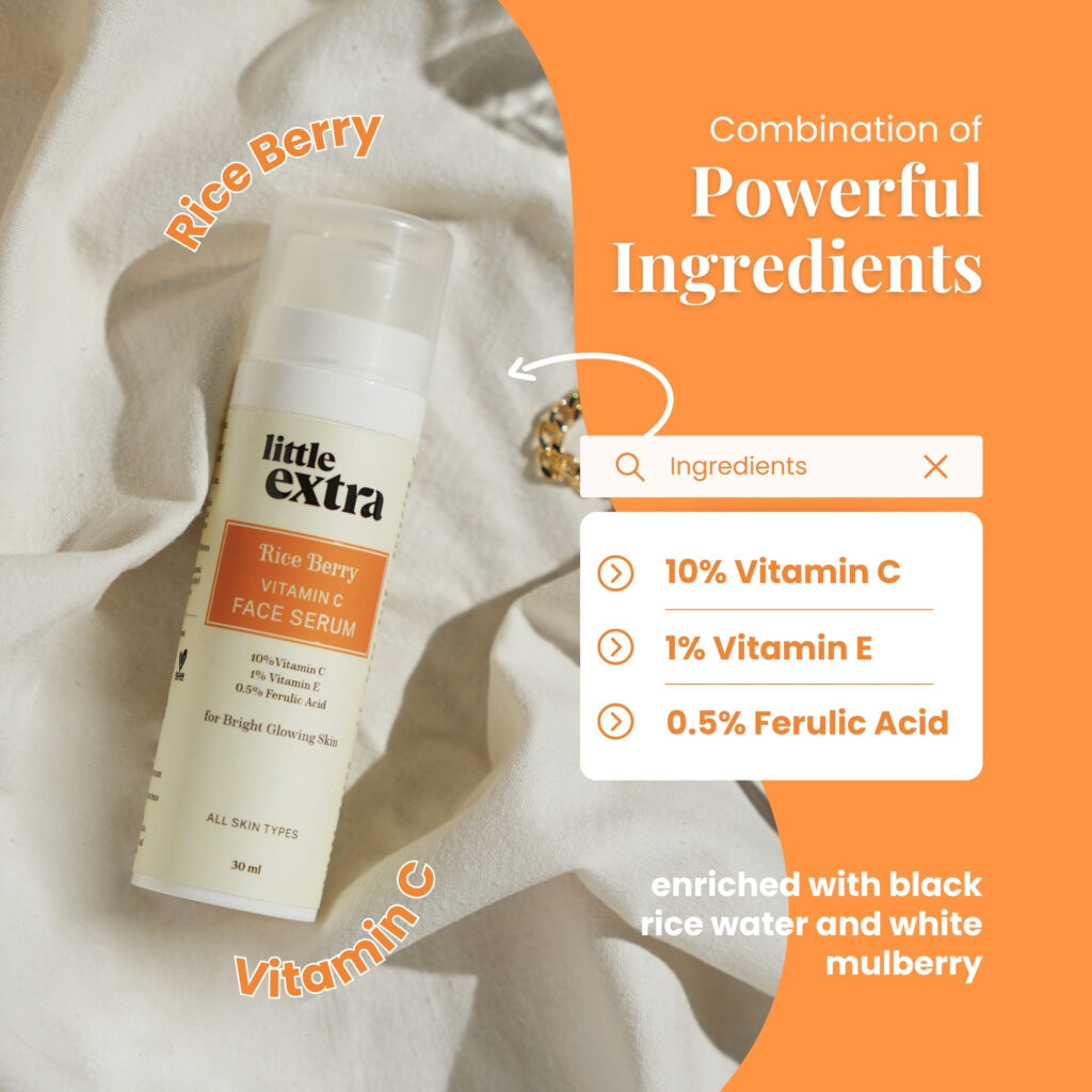 Rice Berry 10% Vitamin C Face Serum - Little Extra